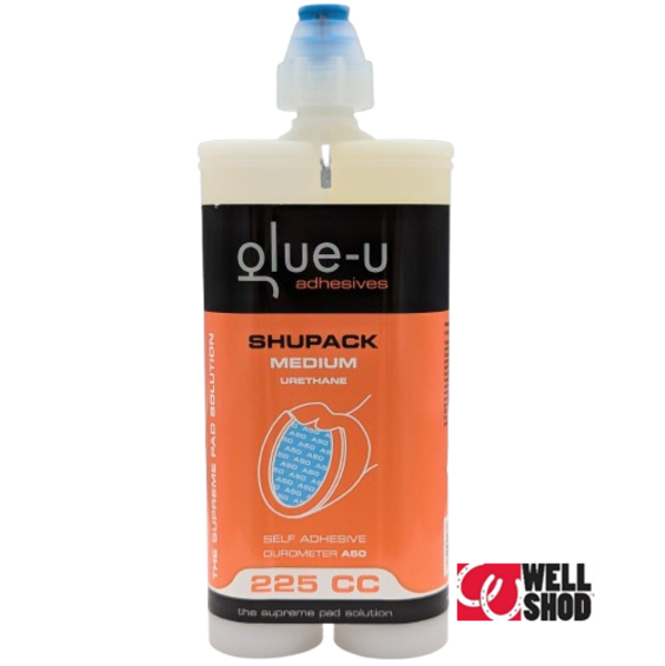 Glue-u Shupack Medium A50 225cc Clear | Well-Shod