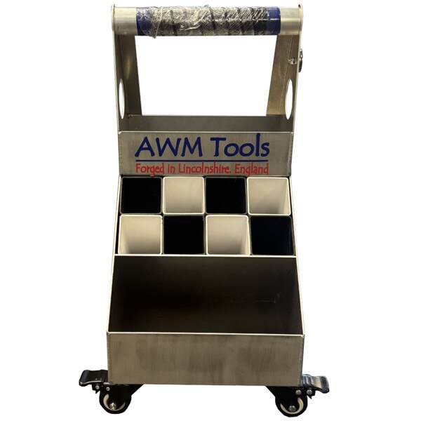 AWM FLOOR BOX WITH WHEELS NO RASP HOLDERS | Well-Shod