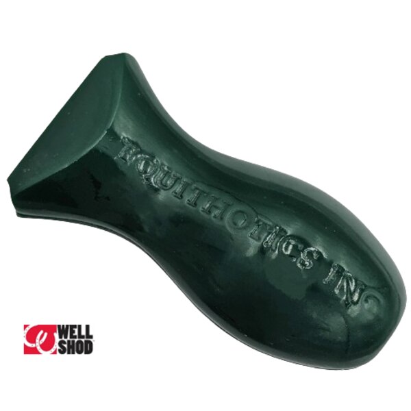 Equithotics Rasp Handle Dark Green Wide | Well-Shod