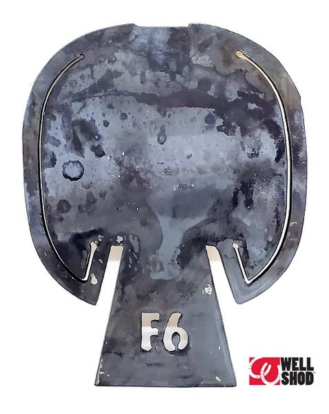 F6 Fahr Hoof Template-Front Pattern | Well-Shod