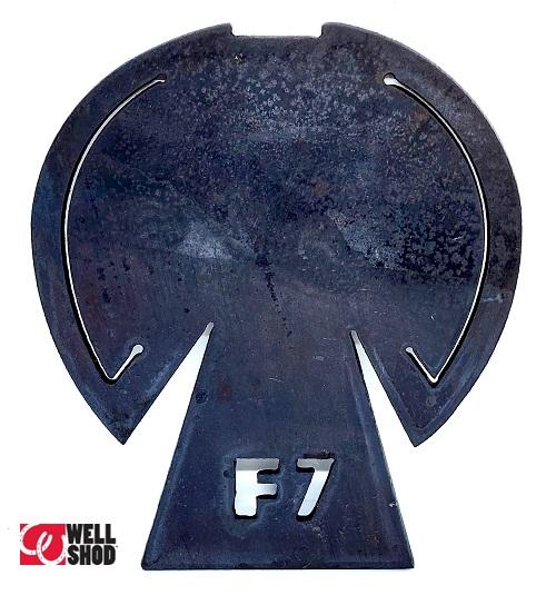 F7 Fahr Hoof Template-Front Pattern | Well-Shod