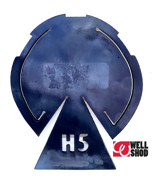 H5 Fahr Hoof Template-Hind Pattern | Well-Shod