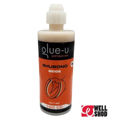 Glue-U Shufit Acrylic Shubond 150ml Beige Fast Set | Well-Shod